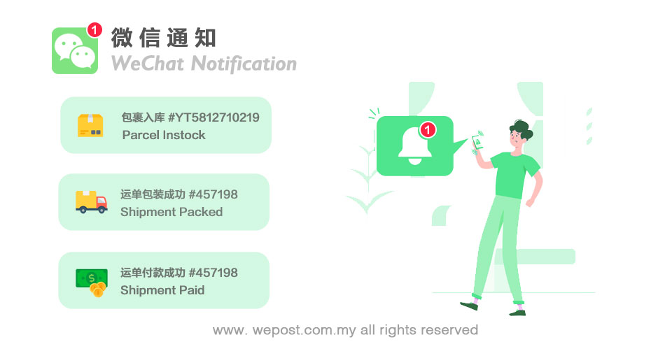Launching of WeChat Notification - Announcement - WePost Sdn Bhd ...